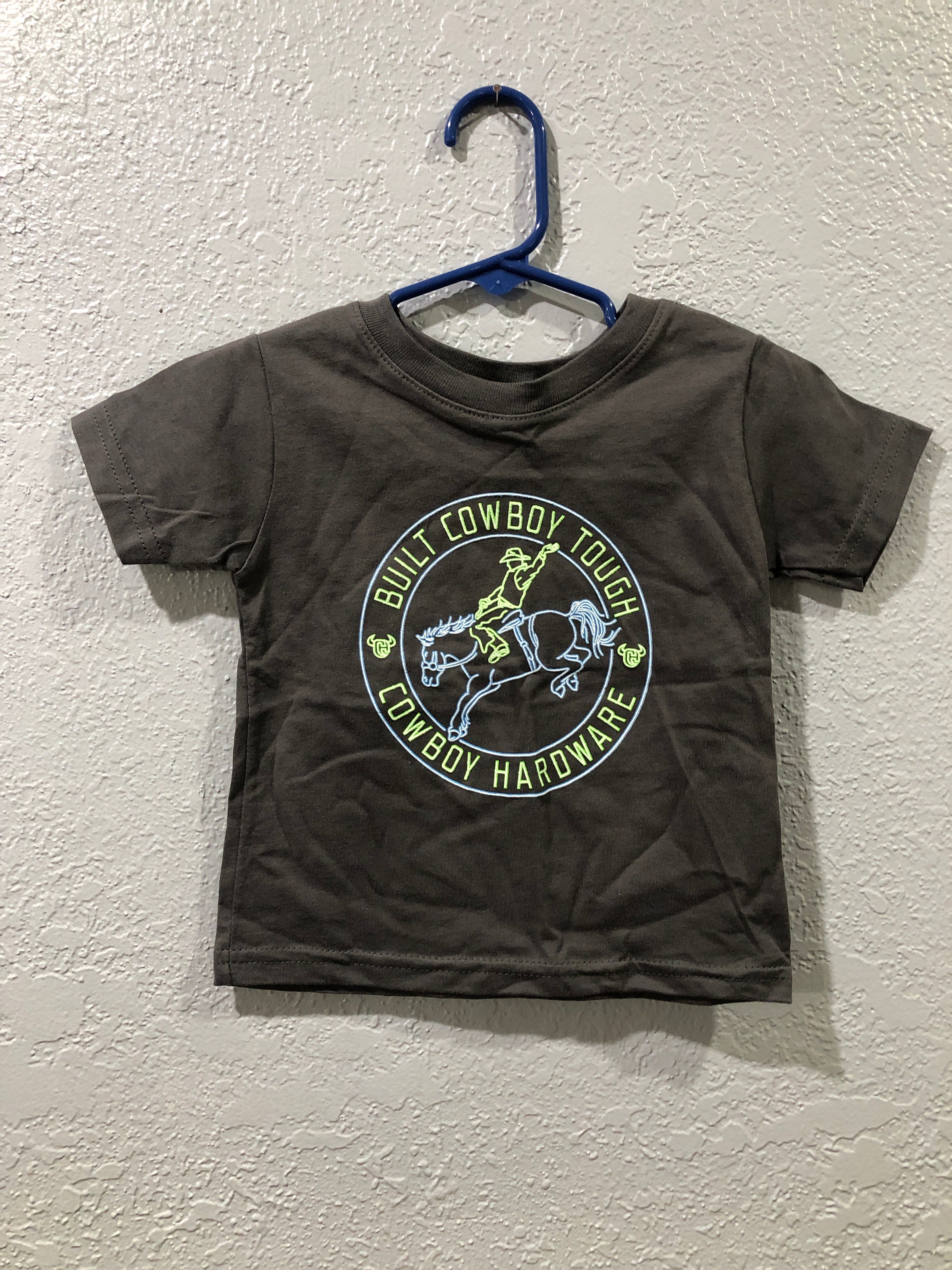 Boys Gray Built Cowboy Tough Tee by Cowboy Hardware – MZ's Stuff and Things